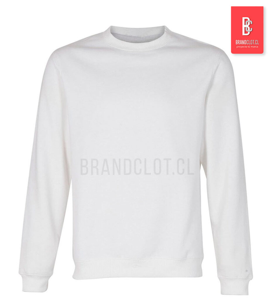 Poleron basico unisex blanco Ropa corporativa para empresas | Brandclot ...