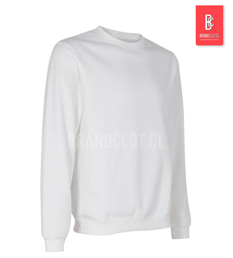 Poleron basico unisex blanco Ropa corporativa para empresas | Brandclot ...